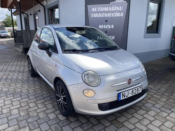 Grey Fiat 500 2008 in Talsi, with an engine capacity of 1.20 L and mileage of 215 thousand km for 3200 €, photo 1 on AUTOMOTO.COM.LV