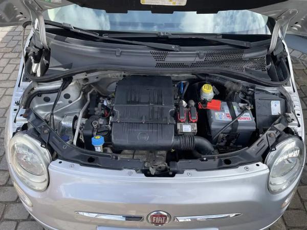 Grey Fiat 500 2008 in Talsi, with an engine capacity of 1.20 L and mileage of 215 thousand km for 3200 €, photo 10 on AUTOMOTO.COM.LV