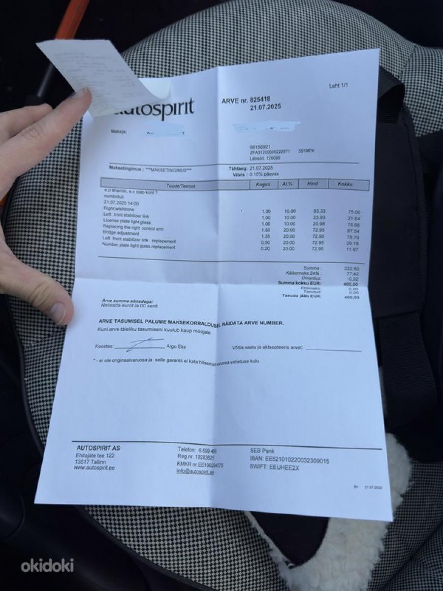 Серый Фиат 500 2008 в Таллин, объемом двигателя 0.00 л и пробегом 127 тыс. км за 4500 €, фото 19 на AUTOMOTO.COM.LV