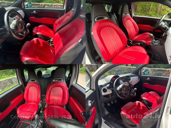 Grey Fiat 500 2009 in Tallinn, with an engine capacity of 1.40 L and mileage of 153 thousand km for 9499 €, photo 7 on AUTOMOTO.COM.LV