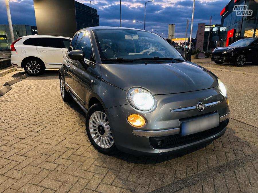 Серый Фиат 500 2011 в Вильнюс, объемом двигателя 1.20 л и пробегом 118 тыс. км за 4500 €, фото 3 на AUTOMOTO.COM.LV