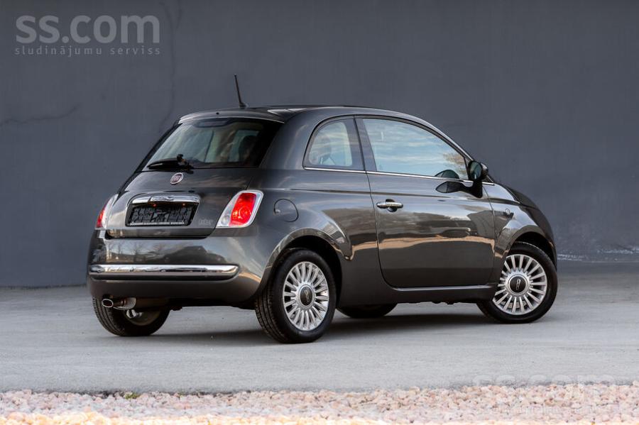 Pelēks Fiat 500 2013 Jelgava, ar dzinēja tilpumu 0.90 L un nobraukumu 167 tūkst. km par 4000 €, foto 8 vietnē AUTOMOTO.COM.LV