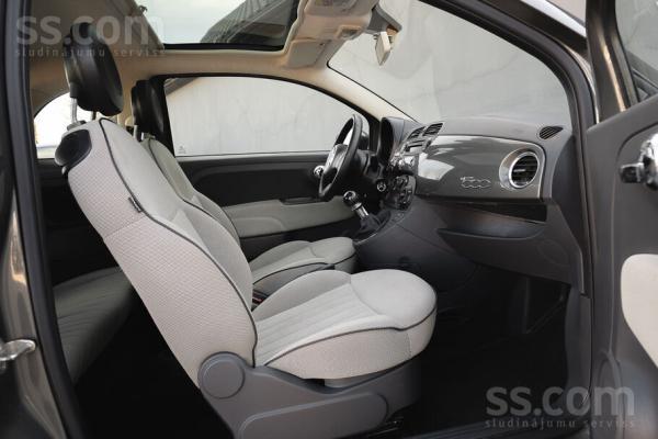 Grey Fiat 500 2013 in Jelgava, with an engine capacity of 0.90 L and mileage of 167 thousand km for 4000 €, photo 10 on AUTOMOTO.COM.LV