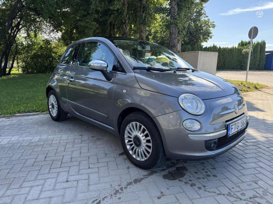 Pelēks Fiat 500 2013 Kretinga, ar dzinēja tilpumu 1.40 L un nobraukumu 139 tūkst. km par 4995 €, foto 1 vietnē AUTOMOTO.COM.LV