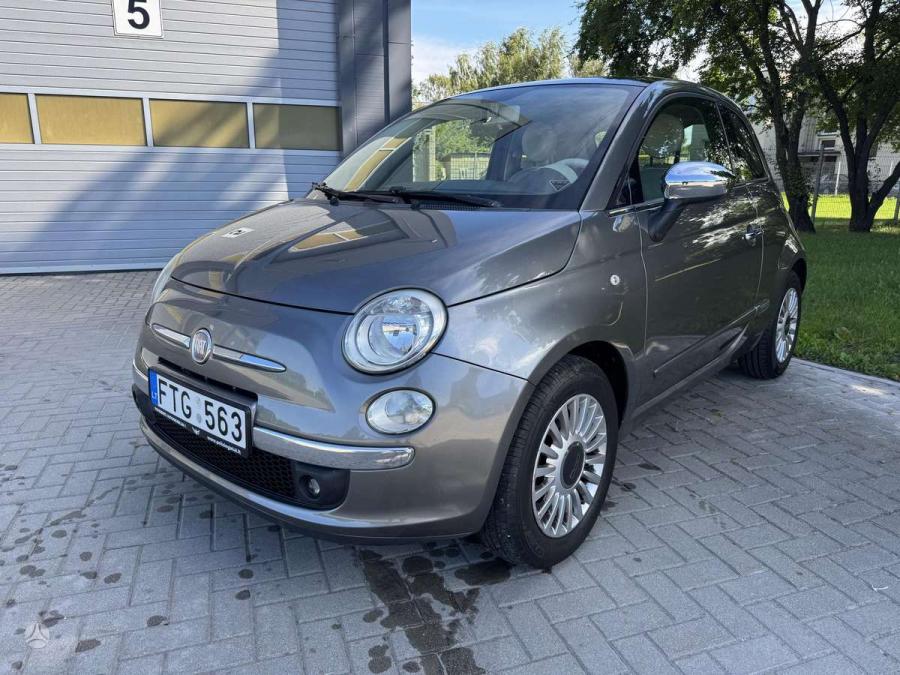 Pelēks Fiat 500 2013 Kretinga, ar dzinēja tilpumu 1.40 L un nobraukumu 139 tūkst. km par 4995 €, foto 5 vietnē AUTOMOTO.COM.LV