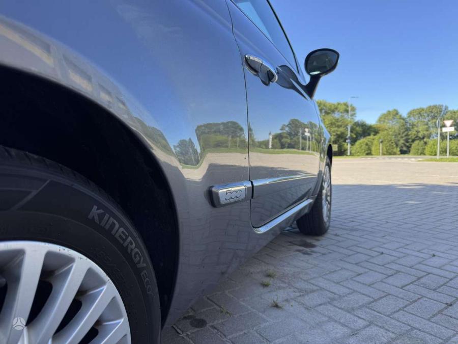 Pelēks Fiat 500 2013 Kretinga, ar dzinēja tilpumu 1.40 L un nobraukumu 139 tūkst. km par 4995 €, foto 12 vietnē AUTOMOTO.COM.LV
