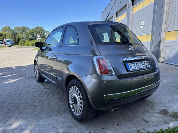 Pelēks Fiat 500 2013 Kretinga, ar dzinēja tilpumu 1.40 L un nobraukumu 139 tūkst. km par 4995 €, foto 7 vietnē AUTOMOTO.COM.LV