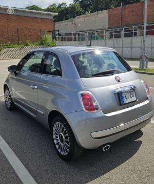 Grey Fiat 500 2015 in Kaunas, with an engine capacity of 1.37 L and mileage of 49 thousand km for 6290 €, photo 5 on AUTOMOTO.COM.LV