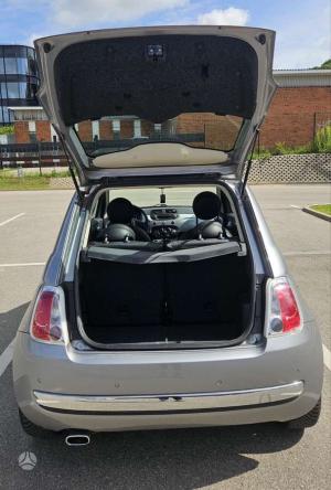 Grey Fiat 500 2015 in Kaunas, with an engine capacity of 1.37 L and mileage of 49 thousand km for 6290 €, photo 10 on AUTOMOTO.COM.LV