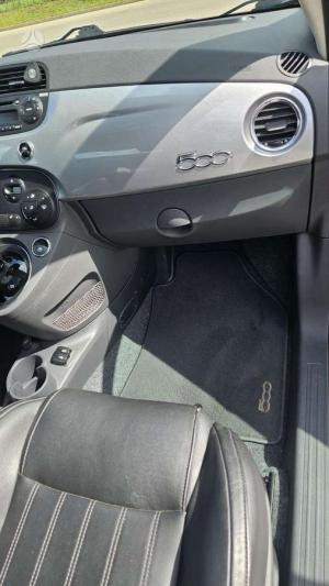 Grey Fiat 500 2015 in Kaunas, with an engine capacity of 1.37 L and mileage of 49 thousand km for 6290 €, photo 15 on AUTOMOTO.COM.LV