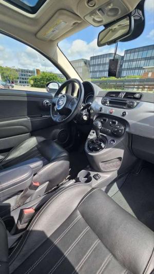 Grey Fiat 500 2015 in Kaunas, with an engine capacity of 1.37 L and mileage of 49 thousand km for 6290 €, photo 16 on AUTOMOTO.COM.LV