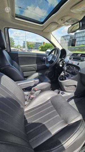 Grey Fiat 500 2015 in Kaunas, with an engine capacity of 1.37 L and mileage of 49 thousand km for 6290 €, photo 17 on AUTOMOTO.COM.LV