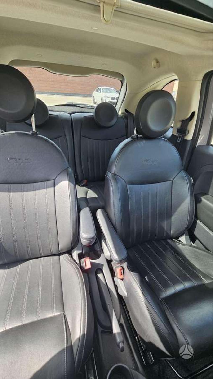 Grey Fiat 500 2015 in Kaunas, with an engine capacity of 1.37 L and mileage of 49 thousand km for 6290 €, photo 19 on AUTOMOTO.COM.LV