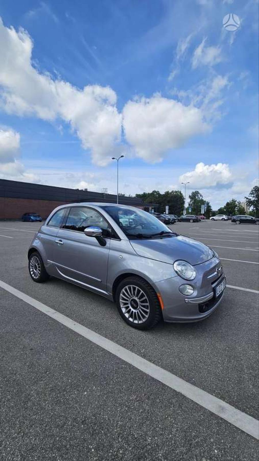 Grey Fiat 500 2015 in Kaunas, with an engine capacity of 1.37 L and mileage of 49 thousand km for 6290 €, photo 28 on AUTOMOTO.COM.LV