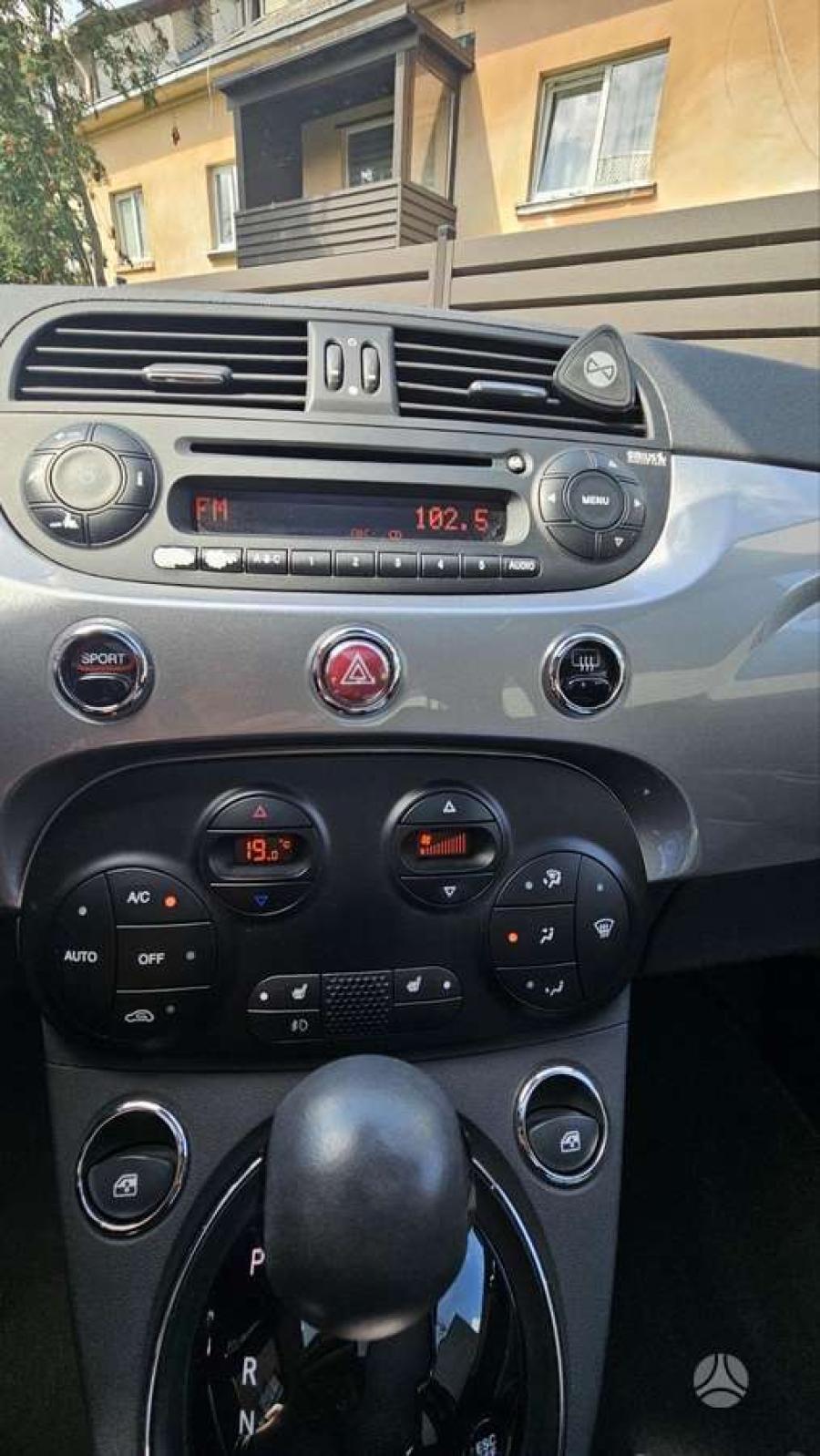 Grey Fiat 500 2015 in Kaunas, with an engine capacity of 1.37 L and mileage of 49 thousand km for 6290 €, photo 29 on AUTOMOTO.COM.LV