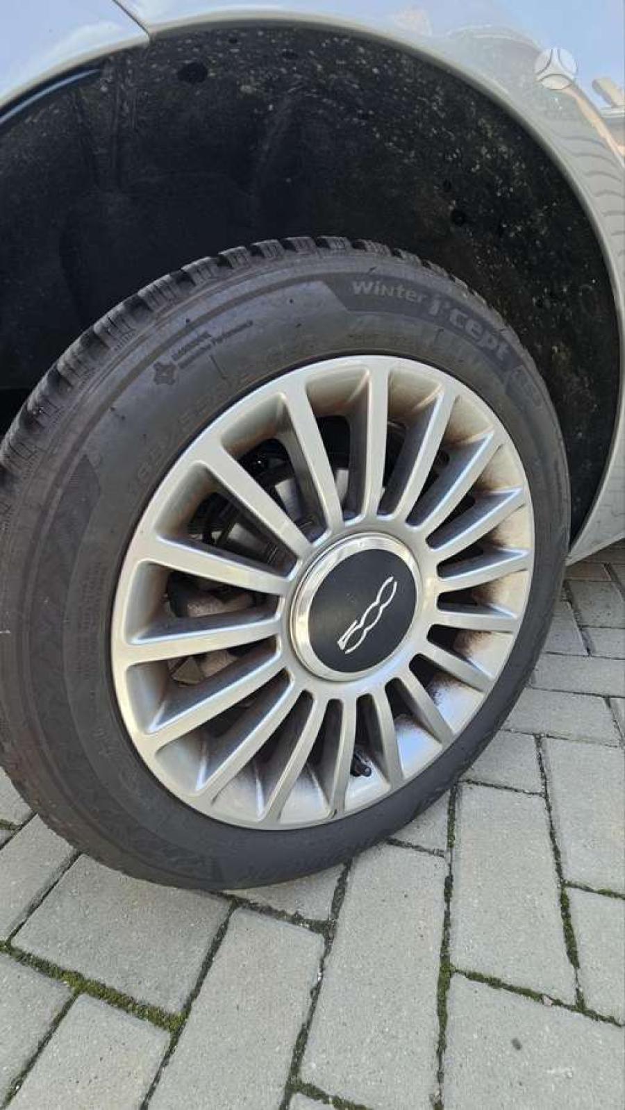Grey Fiat 500 2015 in Kaunas, with an engine capacity of 1.37 L and mileage of 49 thousand km for 6290 €, photo 33 on AUTOMOTO.COM.LV