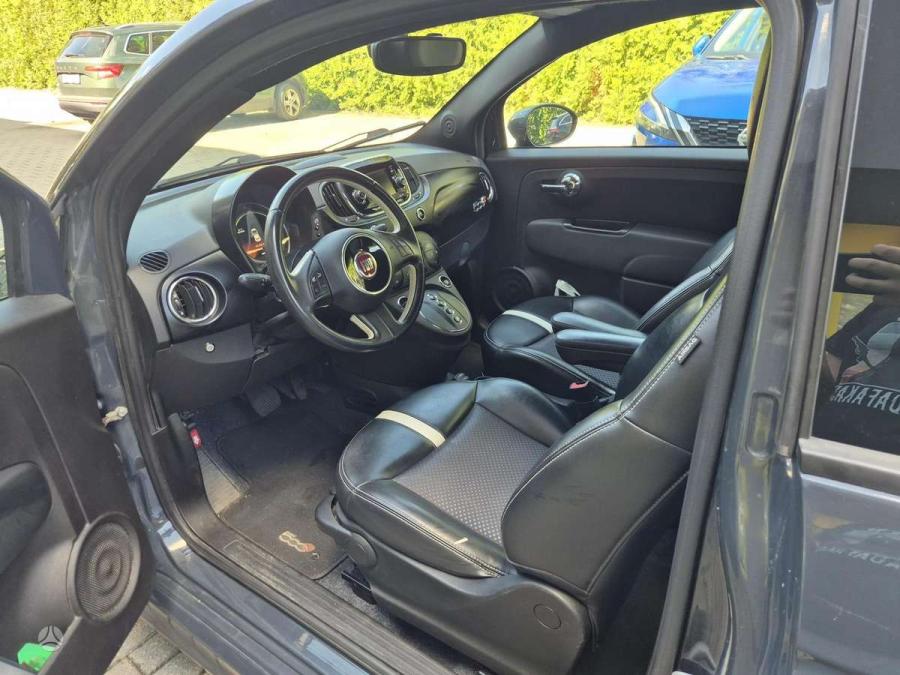 Grey Fiat 500 2016 in Kaunas, with an engine capacity of 0.00 L and mileage of 100 thousand km for 6100 €, photo 11 on AUTOMOTO.COM.LV