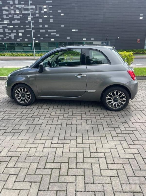 Grey Fiat 500 2016 in Jelgava, with an engine capacity of 1.20 L and mileage of 101 thousand km for 7200 €, photo 1 on AUTOMOTO.COM.LV