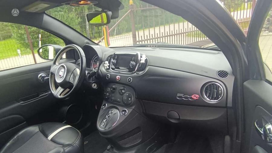 Grey Fiat 500 2017 in Vilnius, with an engine capacity of 0.00 L and mileage of 73 thousand km for 6300 €, photo 8 on AUTOMOTO.COM.LV