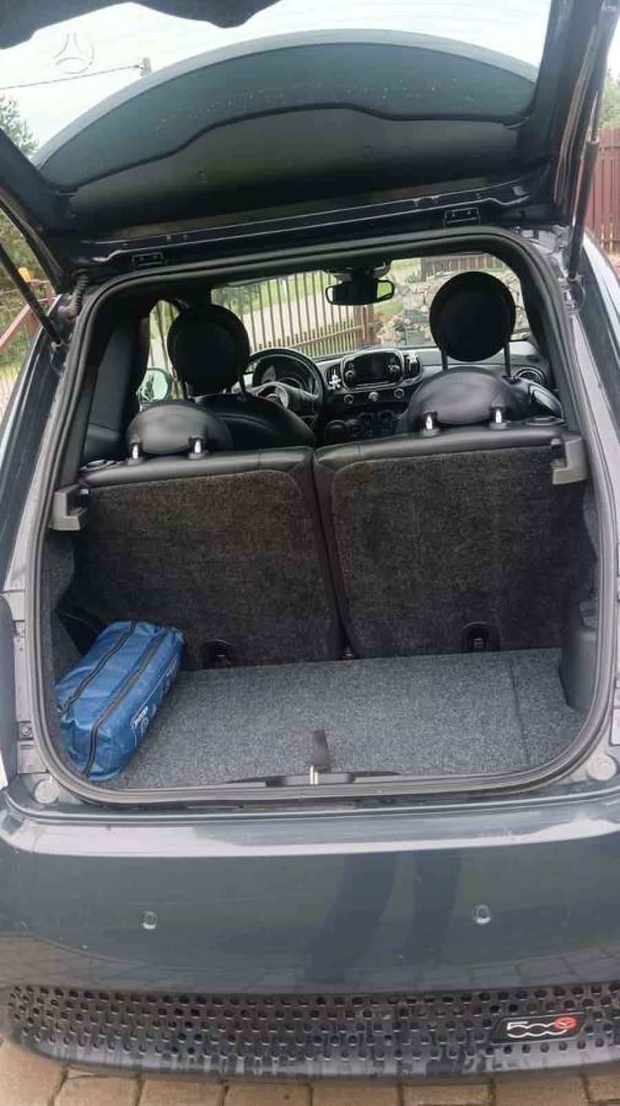 Grey Fiat 500 2017 in Vilnius, with an engine capacity of 0.00 L and mileage of 73 thousand km for 6300 €, photo 9 on AUTOMOTO.COM.LV