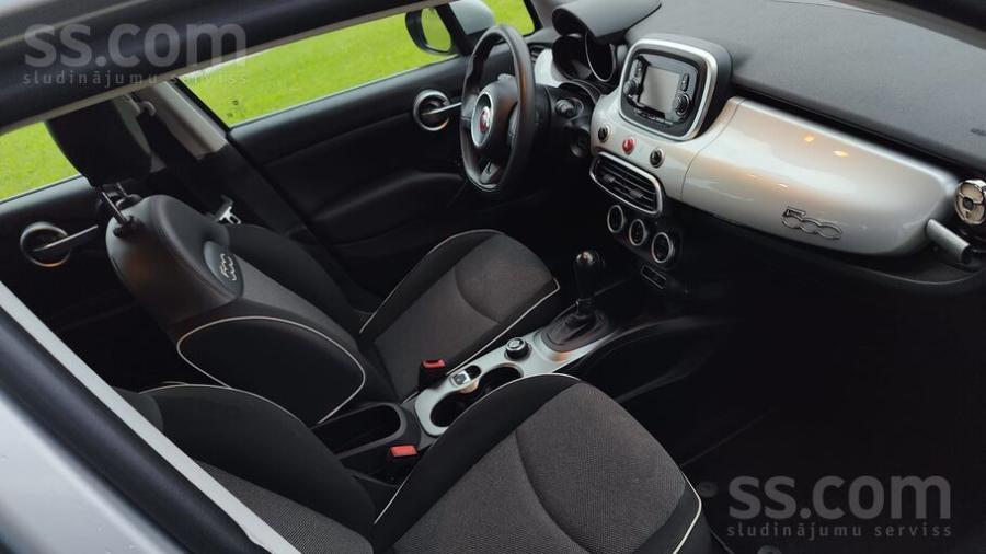 Grey Fiat 500 2017 in Riga, with an engine capacity of 1.60 L and mileage of 145 thousand km for 8300 €, photo 7 on AUTOMOTO.COM.LV