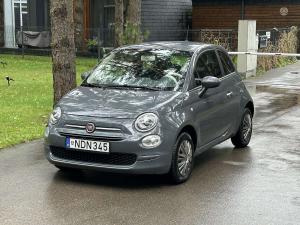 Pelēks Fiat 500 2017 Viļņa, ar dzinēja tilpumu 1.24 L un nobraukumu 92 tūkst. km par 7000 €, foto  vietnē AUTOMOTO.COM.LV