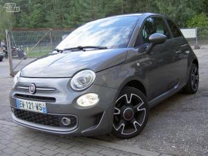 Grey Fiat 500 2018 in Vilnius, with an engine capacity of 1.30 L and mileage of 166 thousand km for 6899 €, photo  on AUTOMOTO.COM.LV