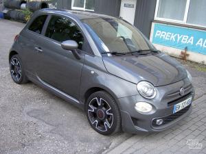 Grey Fiat 500 2018 in Vilnius, with an engine capacity of 1.30 L and mileage of 166 thousand km for 6899 €, photo 4 on AUTOMOTO.COM.LV
