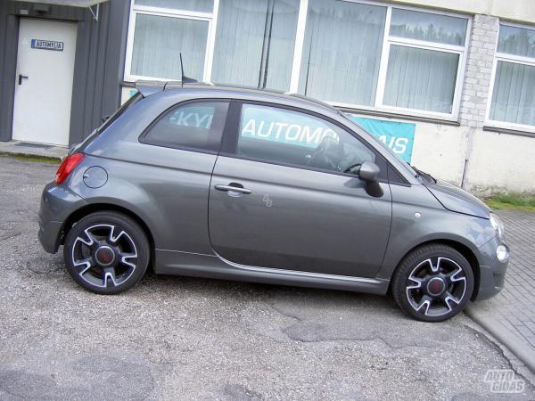 Pelēks Fiat 500 2018 Viļņa, ar dzinēja tilpumu 1.30 L un nobraukumu 166 tūkst. km par 6899 €, foto 5 vietnē AUTOMOTO.COM.LV