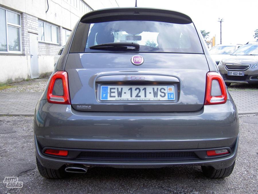 Grey Fiat 500 2018 in Vilnius, with an engine capacity of 1.30 L and mileage of 166 thousand km for 6899 €, photo 7 on AUTOMOTO.COM.LV