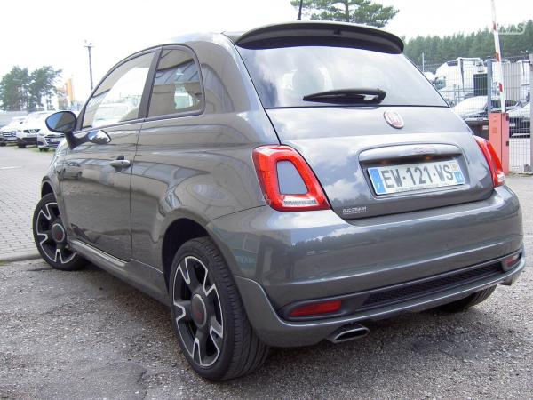 Pelēks Fiat 500 2018 Viļņa, ar dzinēja tilpumu 1.30 L un nobraukumu 166 tūkst. km par 6899 €, foto 8 vietnē AUTOMOTO.COM.LV