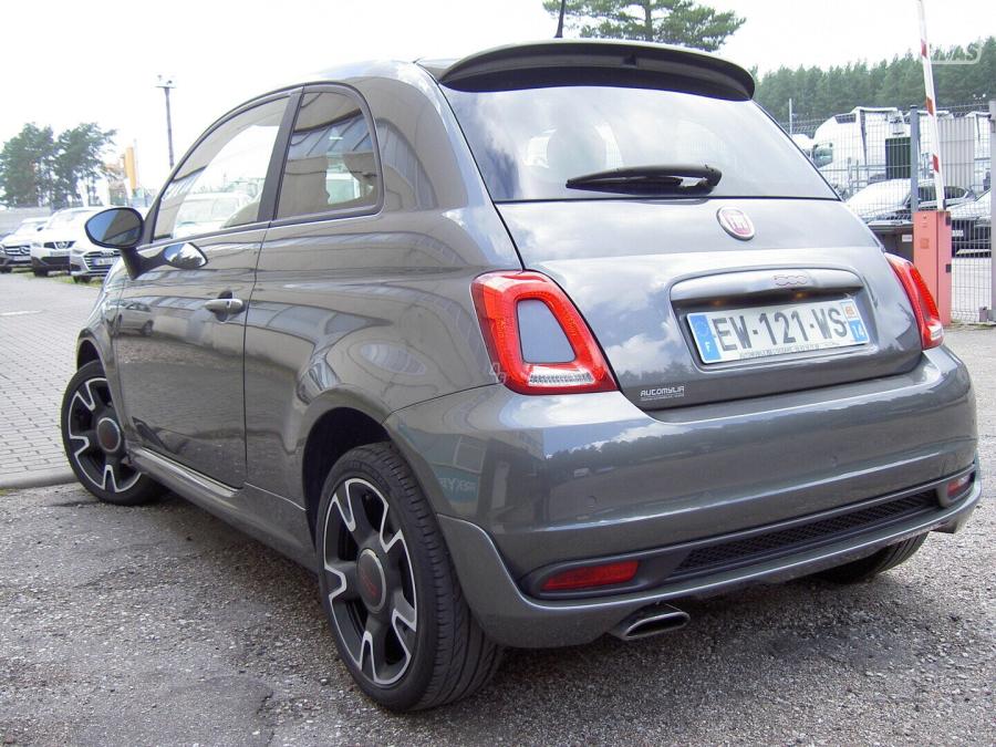Grey Fiat 500 2018 in Vilnius, with an engine capacity of 1.30 L and mileage of 166 thousand km for 6899 €, photo 8 on AUTOMOTO.COM.LV