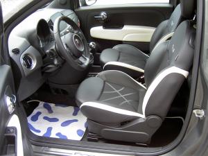Grey Fiat 500 2018 in Vilnius, with an engine capacity of 1.30 L and mileage of 166 thousand km for 6899 €, photo 10 on AUTOMOTO.COM.LV