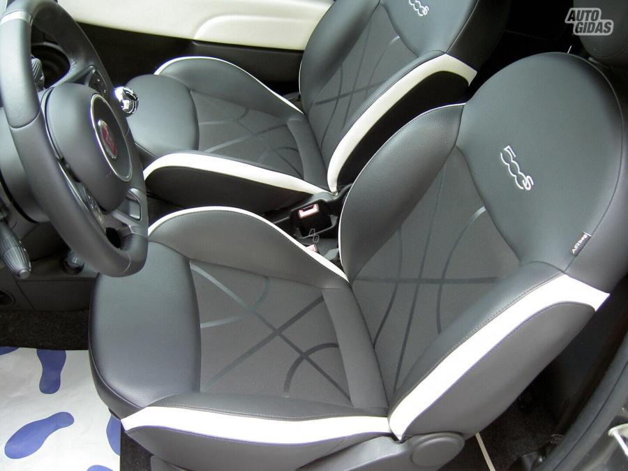 Grey Fiat 500 2018 in Vilnius, with an engine capacity of 1.30 L and mileage of 166 thousand km for 6899 €, photo 11 on AUTOMOTO.COM.LV