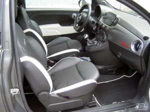 Grey Fiat 500 2018 in Vilnius, with an engine capacity of 1.30 L and mileage of 166 thousand km for 6899 €, photo 16 on AUTOMOTO.COM.LV