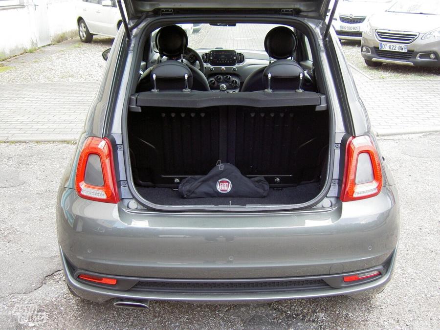 Grey Fiat 500 2018 in Vilnius, with an engine capacity of 1.30 L and mileage of 166 thousand km for 6899 €, photo 21 on AUTOMOTO.COM.LV