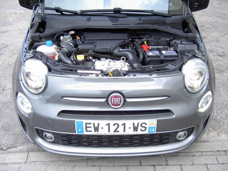 Grey Fiat 500 2018 in Vilnius, with an engine capacity of 1.30 L and mileage of 166 thousand km for 6899 €, photo 22 on AUTOMOTO.COM.LV