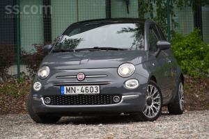 Grey Fiat 500 2020 in Riga, with an engine capacity of 1.20 L and mileage of 113 thousand km for 6490 €, photo  on AUTOMOTO.COM.LV
