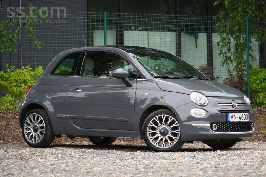 Pelēks Fiat 500 2020 Rīga, ar dzinēja tilpumu 1.20 L un nobraukumu 113 tūkst. km par 6490 €, foto 5 vietnē AUTOMOTO.COM.LV