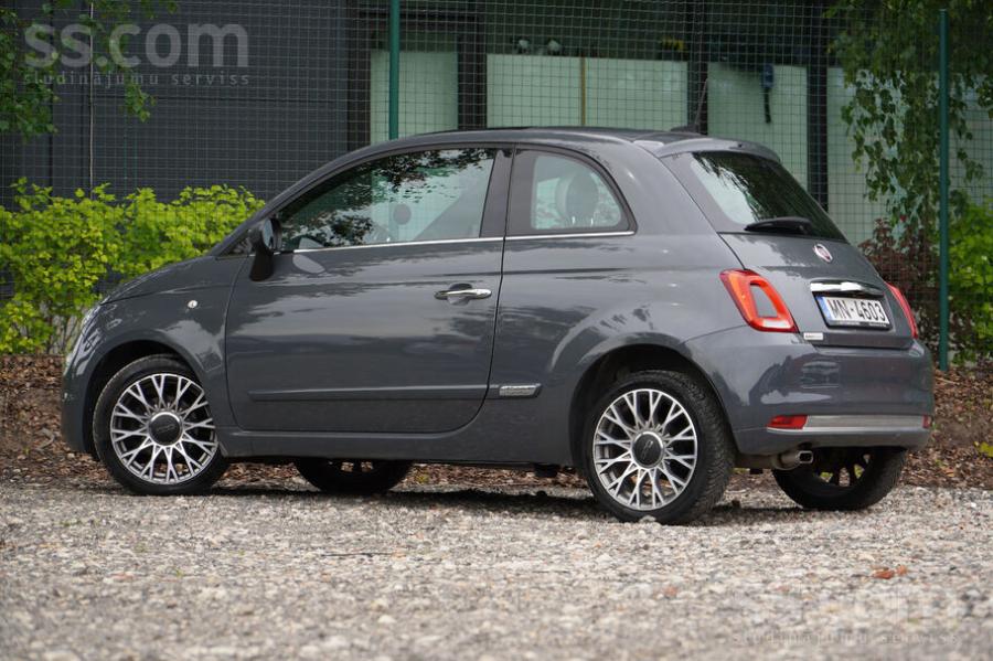 Pelēks Fiat 500 2020 Rīga, ar dzinēja tilpumu 1.20 L un nobraukumu 113 tūkst. km par 6490 €, foto 10 vietnē AUTOMOTO.COM.LV