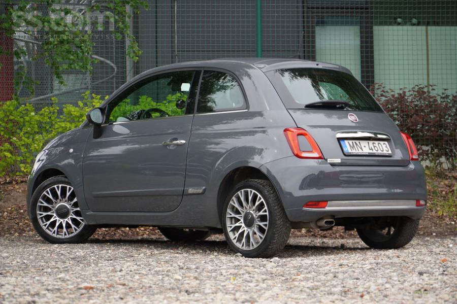 Pelēks Fiat 500 2020 Rīga, ar dzinēja tilpumu 1.20 L un nobraukumu 113 tūkst. km par 6490 €, foto 11 vietnē AUTOMOTO.COM.LV