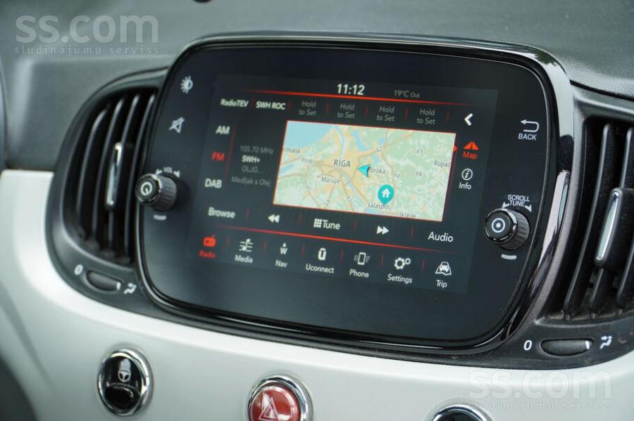 Pelēks Fiat 500 2020 Rīga, ar dzinēja tilpumu 1.20 L un nobraukumu 113 tūkst. km par 6490 €, foto 16 vietnē AUTOMOTO.COM.LV