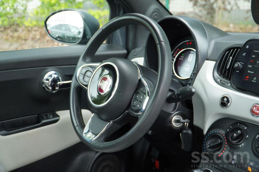 Pelēks Fiat 500 2020 Rīga, ar dzinēja tilpumu 1.20 L un nobraukumu 113 tūkst. km par 6490 €, foto 17 vietnē AUTOMOTO.COM.LV