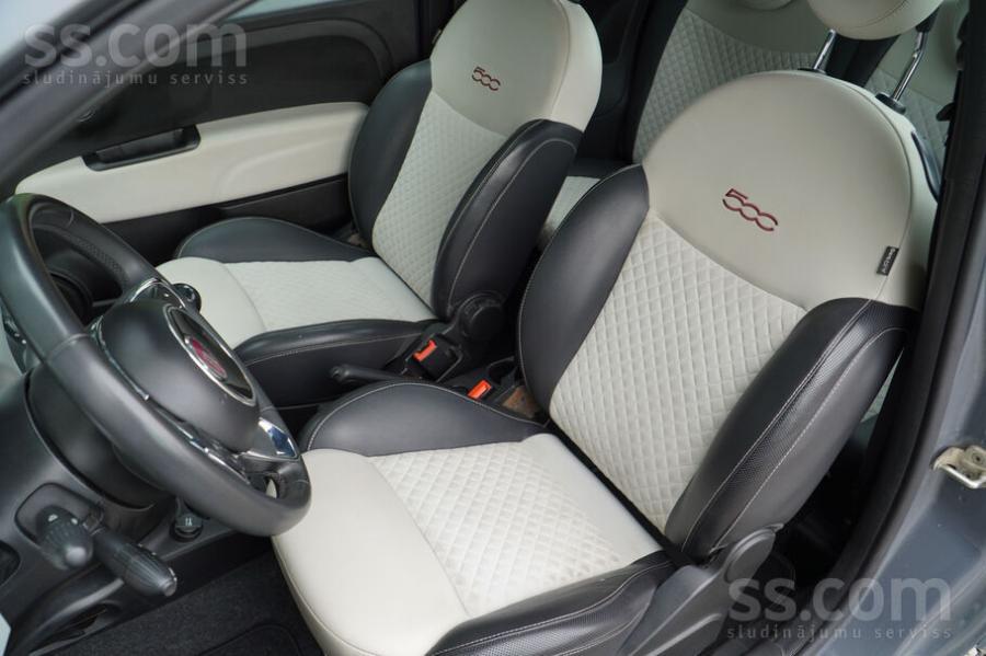 Pelēks Fiat 500 2020 Rīga, ar dzinēja tilpumu 1.20 L un nobraukumu 113 tūkst. km par 6490 €, foto 19 vietnē AUTOMOTO.COM.LV
