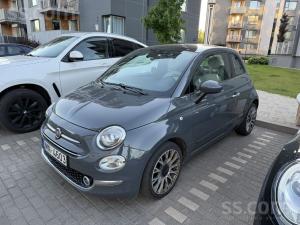 Серый Фиат 500 2020 в Рига, объемом двигателя 1.20 л и пробегом 110 тыс. км за 5700 €, фото 3 на AUTOMOTO.COM.LV