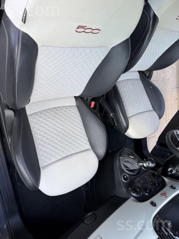 Grey Fiat 500 2020 in Riga, with an engine capacity of 1.20 L and mileage of 110 thousand km for 5700 €, photo 9 on AUTOMOTO.COM.LV