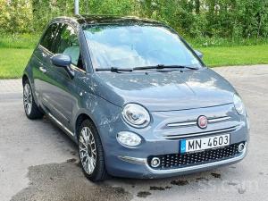 Pelēks Fiat 500 2020 Rīga, ar dzinēja tilpumu 1.20 L un nobraukumu 114 tūkst. km par 7900 €, foto  vietnē AUTOMOTO.COM.LV