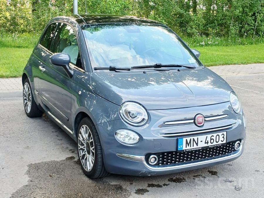 Pelēks Fiat 500 2020 Rīga, ar dzinēja tilpumu 1.20 L un nobraukumu 114 tūkst. km par 7900 €, foto 1 vietnē AUTOMOTO.COM.LV