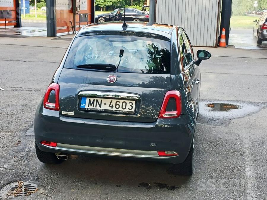 Pelēks Fiat 500 2020 Rīga, ar dzinēja tilpumu 1.20 L un nobraukumu 114 tūkst. km par 7900 €, foto 5 vietnē AUTOMOTO.COM.LV