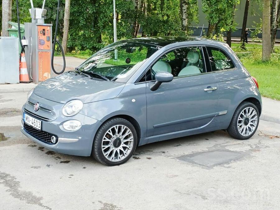 Pelēks Fiat 500 2020 Rīga, ar dzinēja tilpumu 1.20 L un nobraukumu 114 tūkst. km par 7900 €, foto 8 vietnē AUTOMOTO.COM.LV